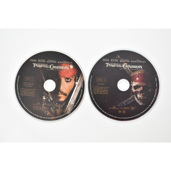 Disney | Media | Disney Pirates Of The Caribbean Dvd Movie 2 Disc ...